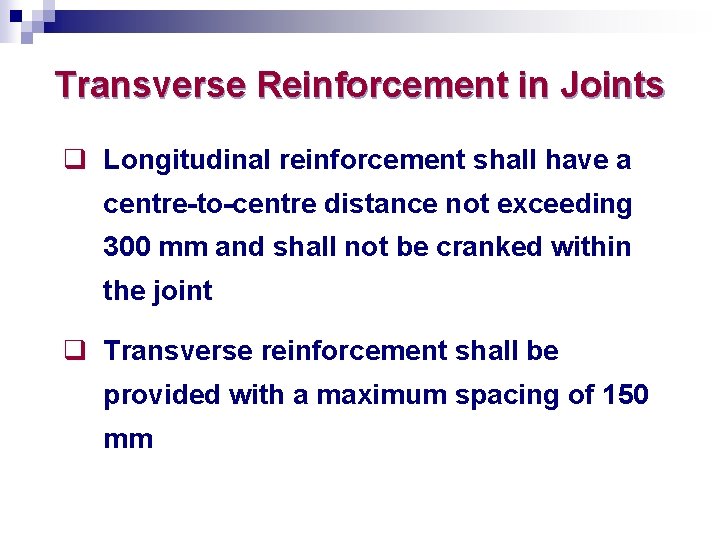 Seismic Design and Detailing of Reinforced Concrete Structures