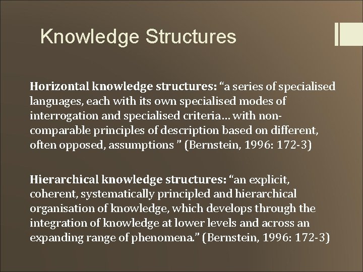 Knowledge and the Geography Curriculum A Social Realist