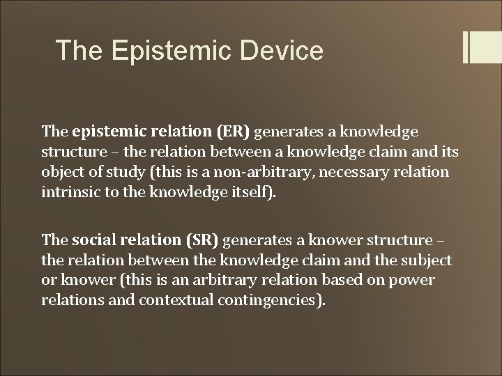 Knowledge and the Geography Curriculum A Social Realist