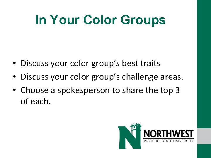 What Color are You A Guide for Student