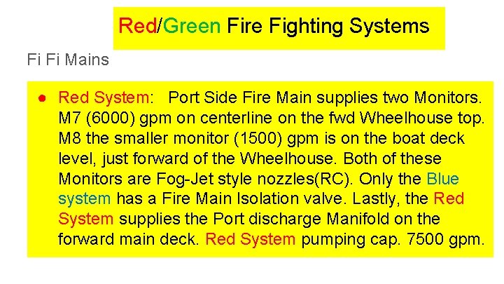 RedGreen Fire Fighting Systems Fi Fi Mains Red