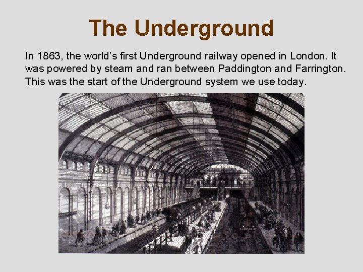 Victorian London In 1837 Victoria became queen at