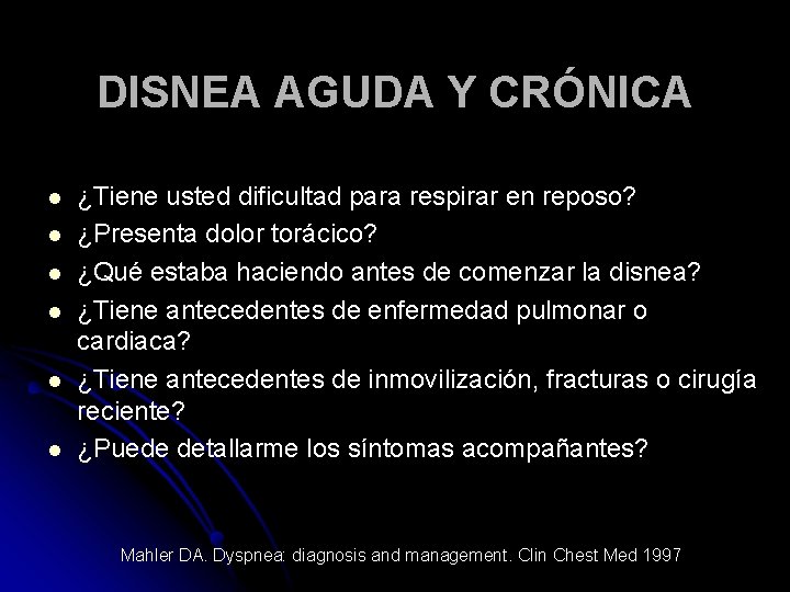 MANEJO DE SINTOMAS RESPIRATORIOS DISNEA y TOS DR