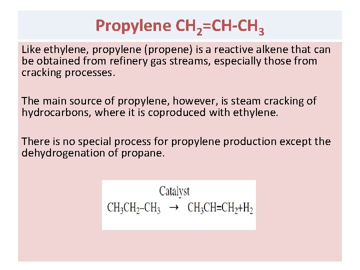 Petrochemical Processes Chapter two Hydrocarbon Intermediates ...