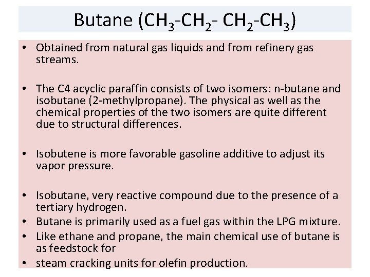 Petrochemical Processes Chapter two Hydrocarbon Intermediates ...