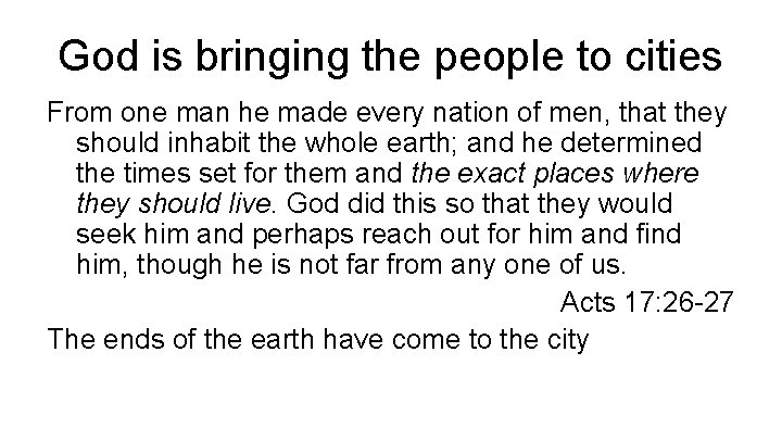 What is City Transformation By Eric Swanson 6