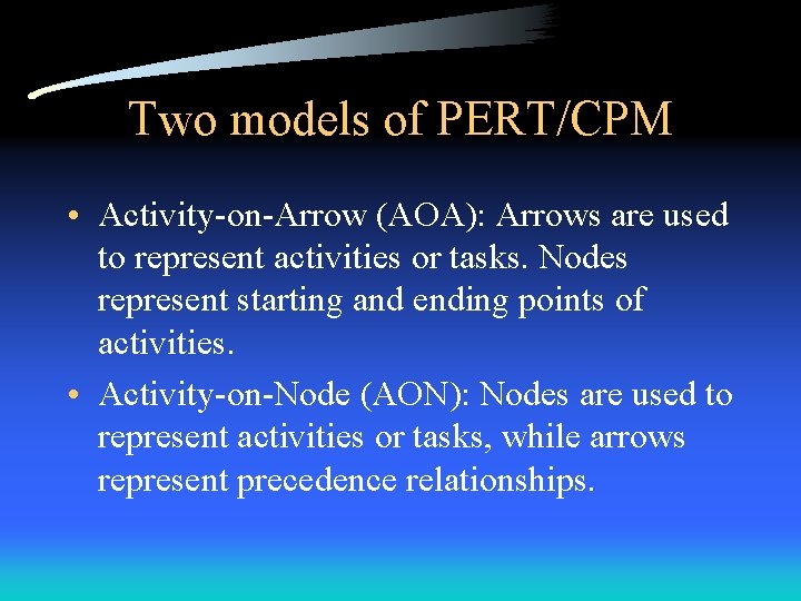 Project Management and scheduling Objectives of project scheduling