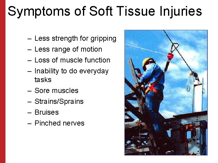 Soft Tissue Injury Prevention Safety Stand Down June