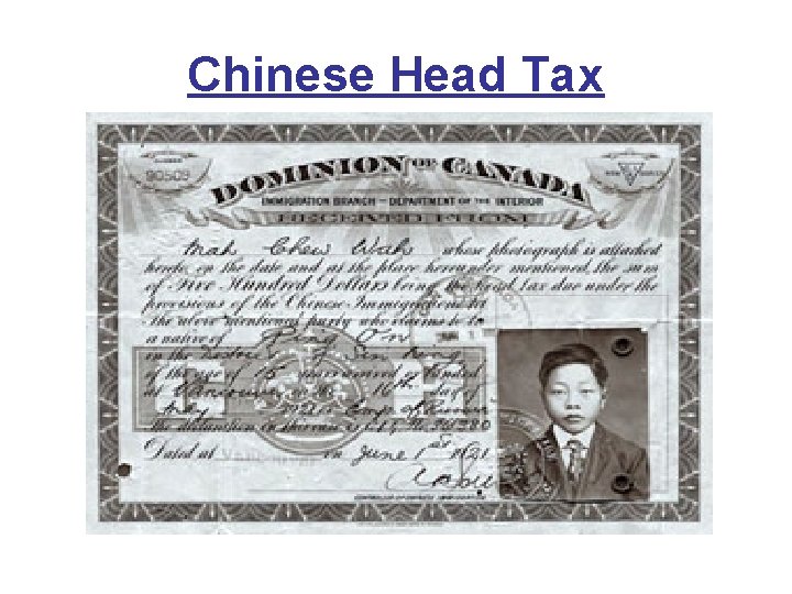 The History of Racism in Canada The First