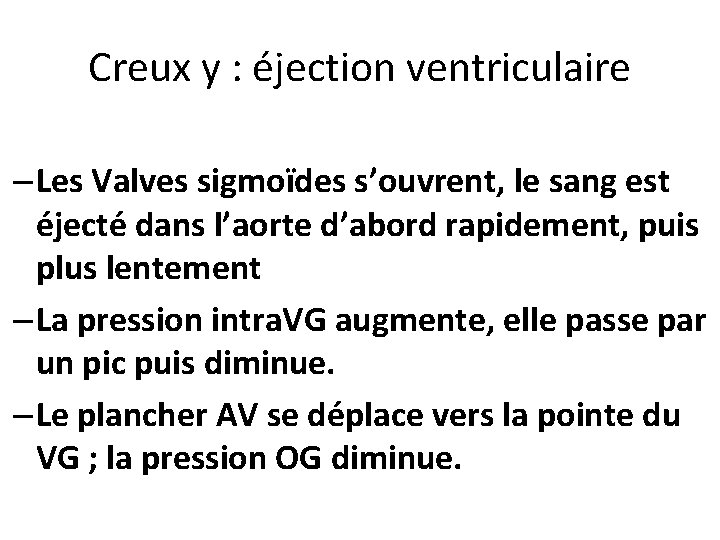HEMODYNAMIQUE INTRA CARDIAQUE le cycle cardiaque Pr Zakaria