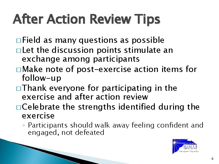 How to Conduct an After Action Review Otherwise
