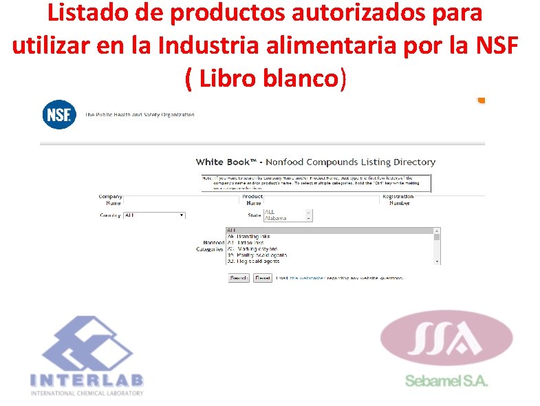 LIMPIEZA Y DESINFECCION EN LA INDUSTRIA ALIMENTARIA Limpieza