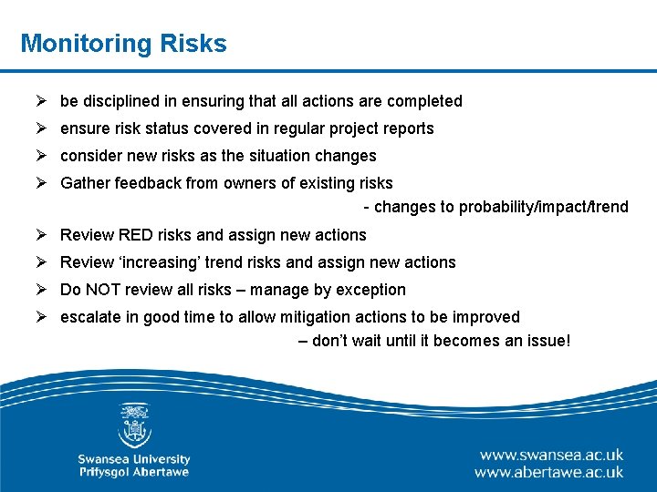 Risk Register Ciaran Whyte Risk Administrator Planning Strategic