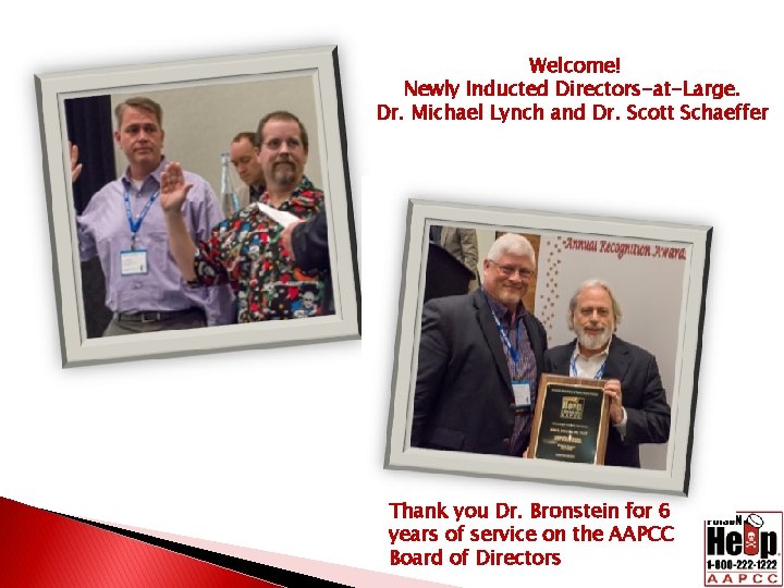 AAPCC 2019 ANNUAL RECOGNITION AWARDS 2019 NACCT February