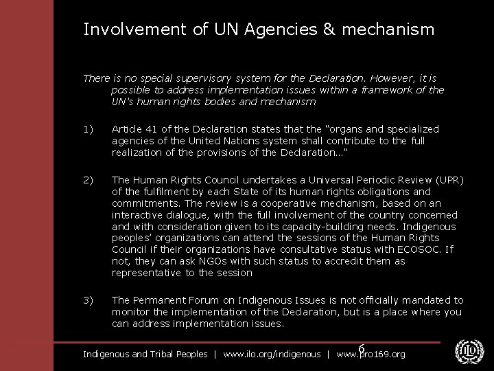 Declaration on the Rights of Indigenous peoples UNDRIP