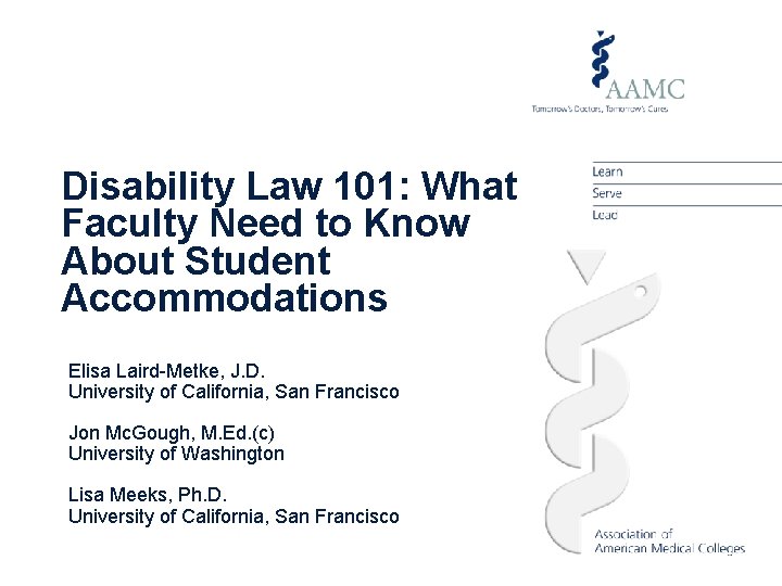 Disability Law 101 What Faculty Need to Know