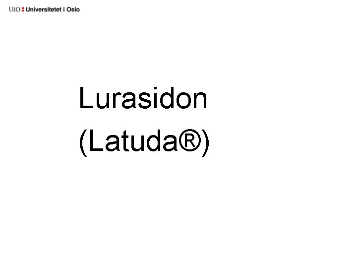 Behandling av bipolare lidelser antipsykotika Ulrik Fredrik Malt