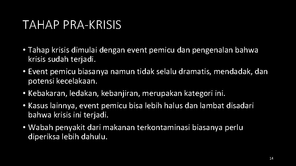 MODEL KOMUNIKASI KRISIS Theorizing Crisis Communication First Edition