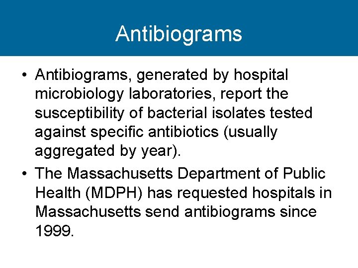 National Guidelines and Statewide Antimicrobial Susceptibility Testing ...