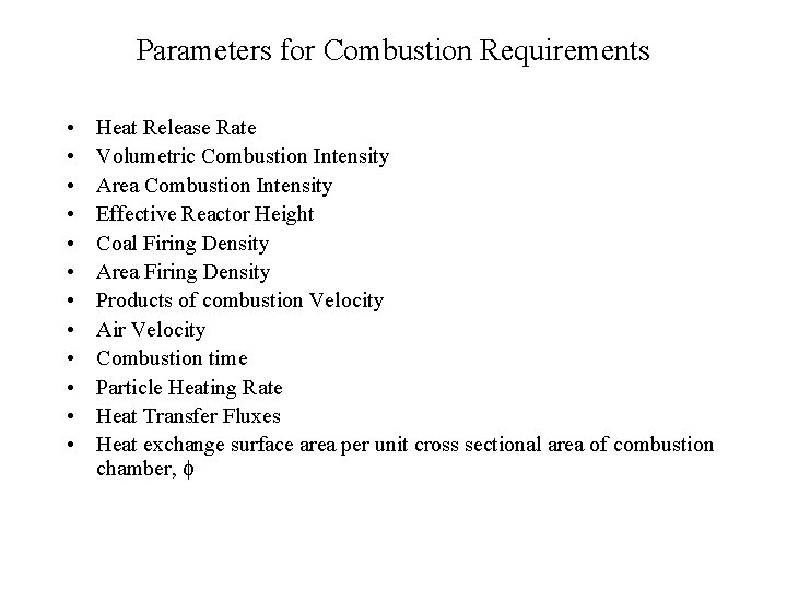 Mechanisms of Fuel Combustion P M V Subbarao