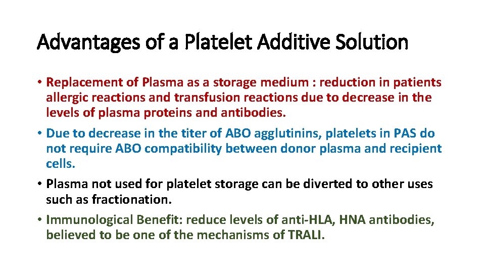 The development of LPPC in PAS in Blood