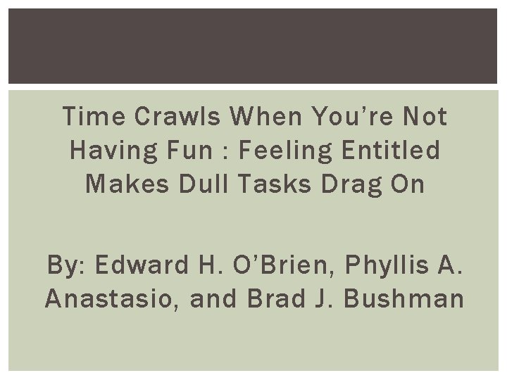 TIME MANAGEMENT By Jill Carton Time Management Problems