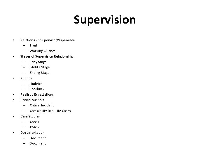 Ethical and Supervision Issues Dilemmas for Mental Health