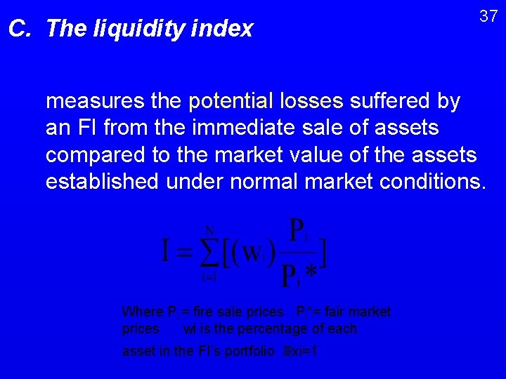 1 Chapter 17 Liquidity Risk Power Point Presentation