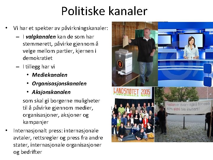 Introduksjon til faget politikk og menneskerettigheter Del I