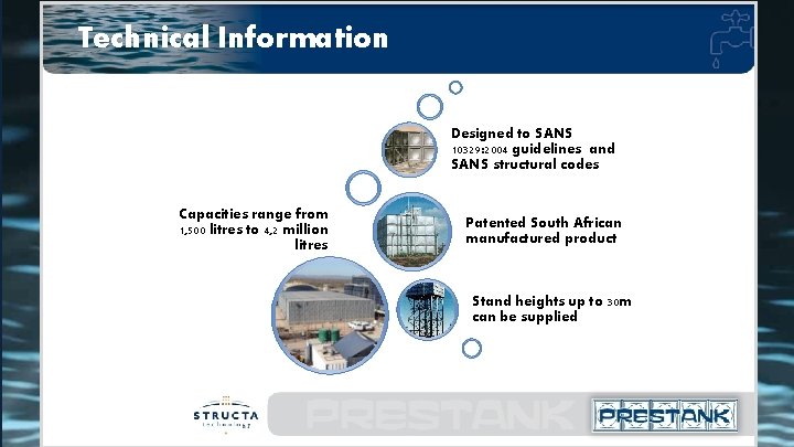 Pressed Steel Sectional Water Tanks Structa Technologys PRESTANKS
