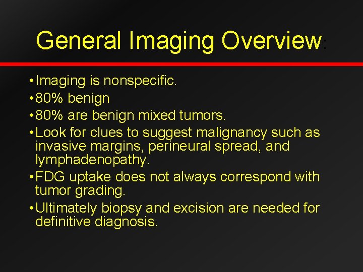 Multimodality Imaging Overview of Common and Uncommon Solid