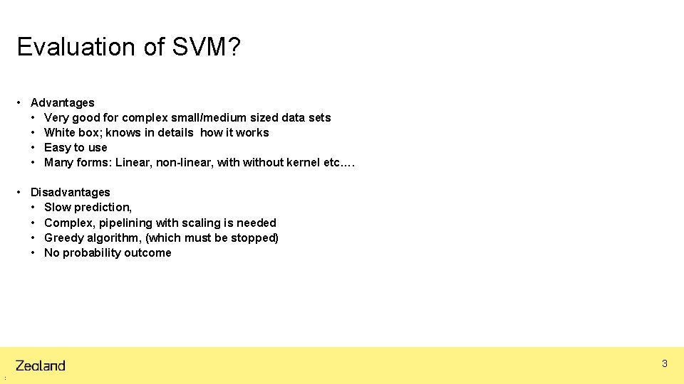 Support Vector Machines The basics Michael Claudius Associate