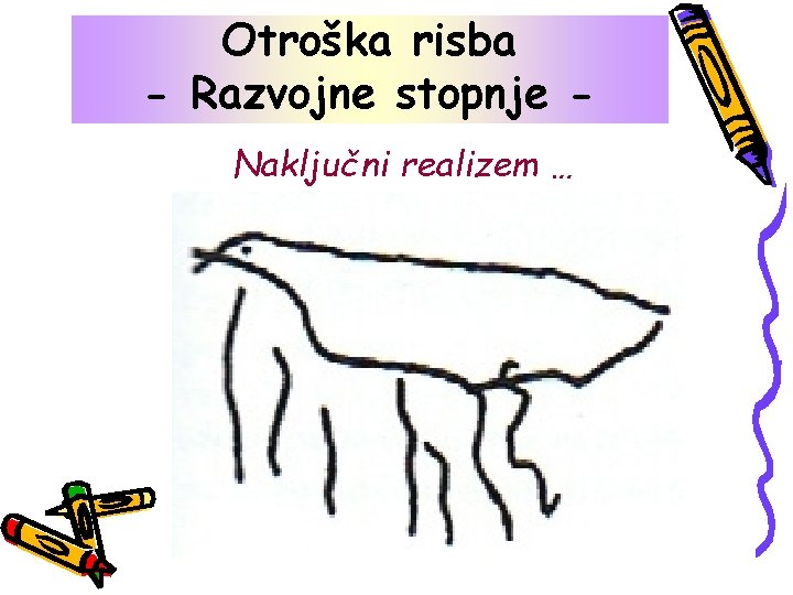 PROSTA RISBA RAZVOJNA PSIHOLOGIJA I 3 VAJA Otroka