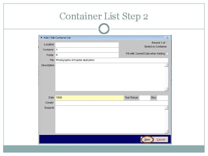 Optimizing Past Perfect for Archival Description CELIA CAUSTELLENBOGEN