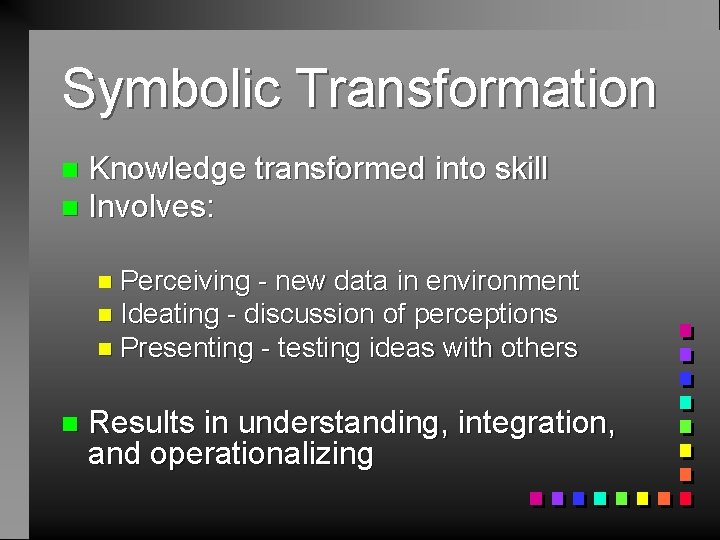 A New Perspective In Curriculum Orientation A Synthesis