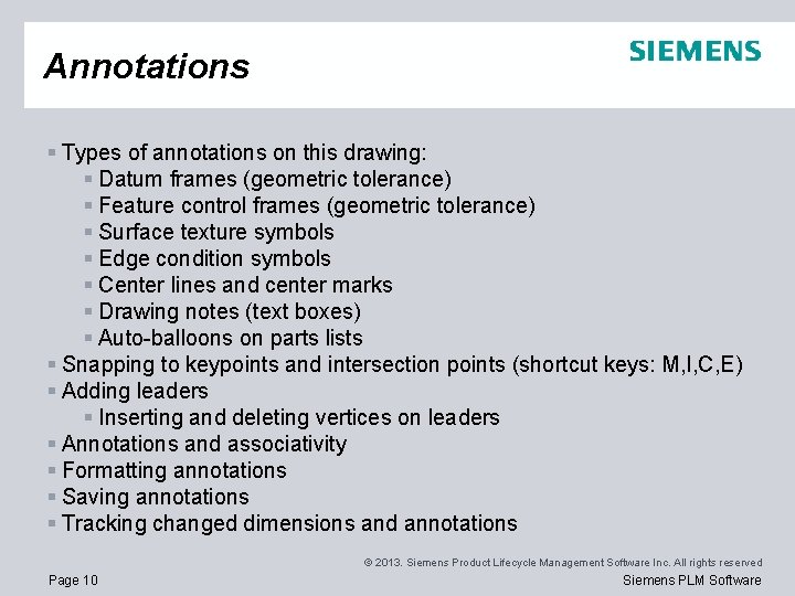 Solid Edge ST 6 Training Creating detailed drawings