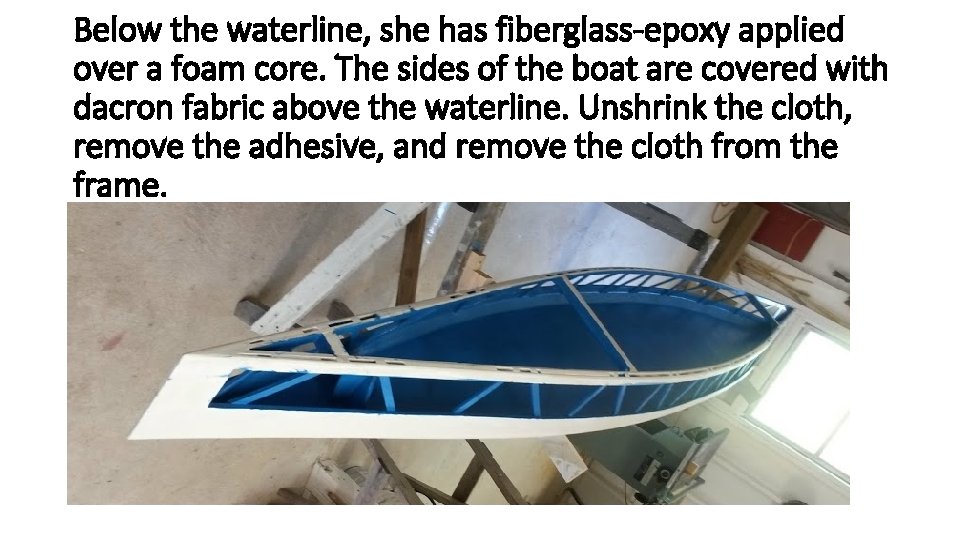 Building a Lightweight Kayak Rob Morse April 2018