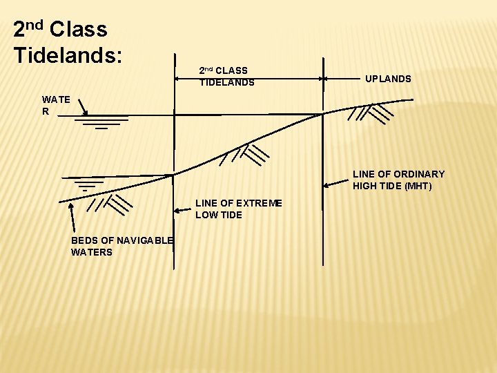 TIDELANDS SHORELANDS RIPARIAN BOUNDARIES From the Book by