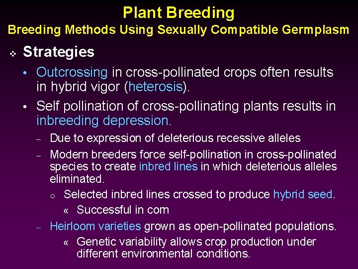 Chapter 12 Lecture Outline Plant Breeding Propagation and