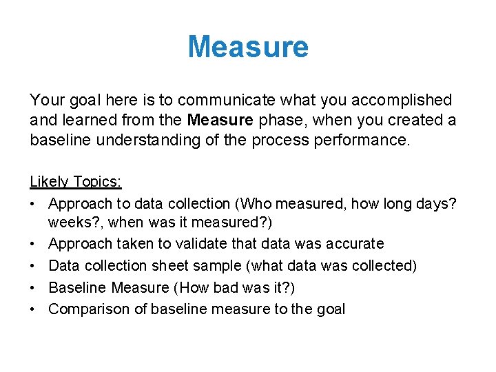Project Storyboard Template Visit Go Lean Six Sigma