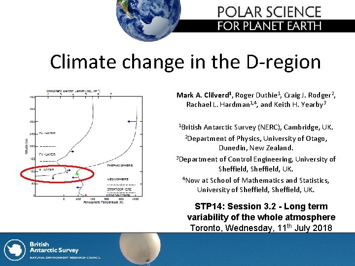 Climate change in the Dregion Mark A Clilverd
