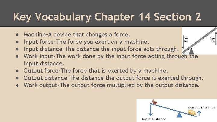 Work Power and Simple Machines Unit 14 Our
