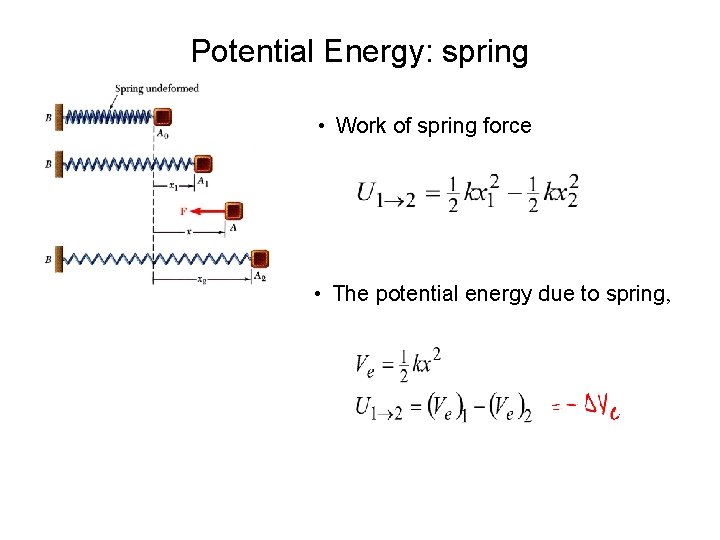 Engr 240 Week 6 WorkEnergy Principle Work of