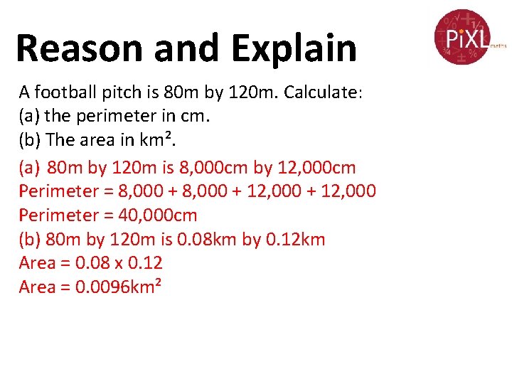 Grade DE Converting Metric Units Know and use