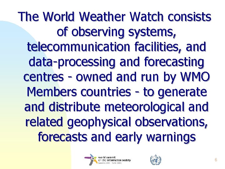 Operational Meteorology for Natural Disaster Prevention and Mitigation