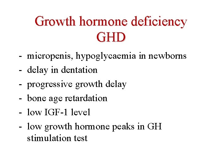 Some aspects of pediatric endocrinology Sallai gnes MD