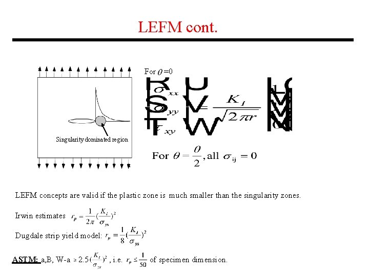 ElasticPlastic Fracture Mechanics Introduction When does one need