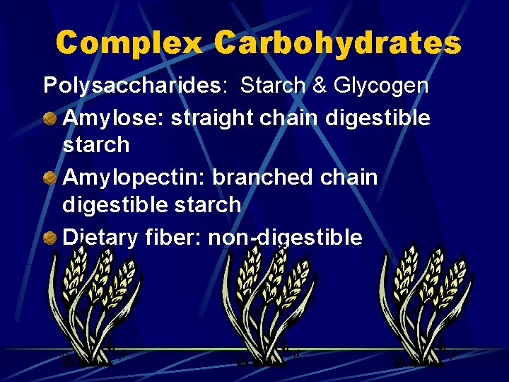 Chapter 4 Carbohydrates Plants Synthesize Glucose Simple Sugars