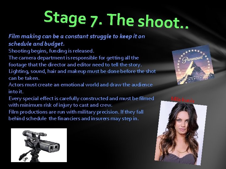 Understanding Filmmaking By Lucy Froud The 12 Stages