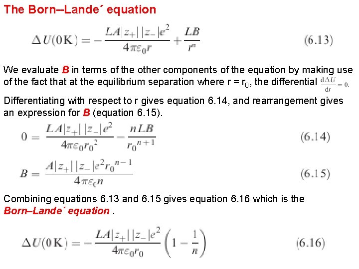 Chapter 6 Structures and energetics of metallic and